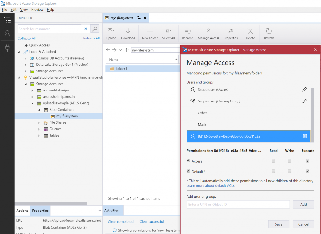 Uploading files to Azure Data Lake Storage Gen2 from PowerShell using REST API, OAuth 2.0 bearer ...